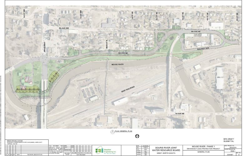 Construction begins on Minot’s enhanced flood protection | News, Sports ...